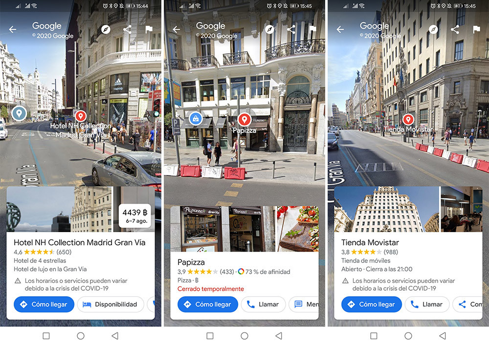 Google Maps mejora Street View con información de lugares con "realidad ...