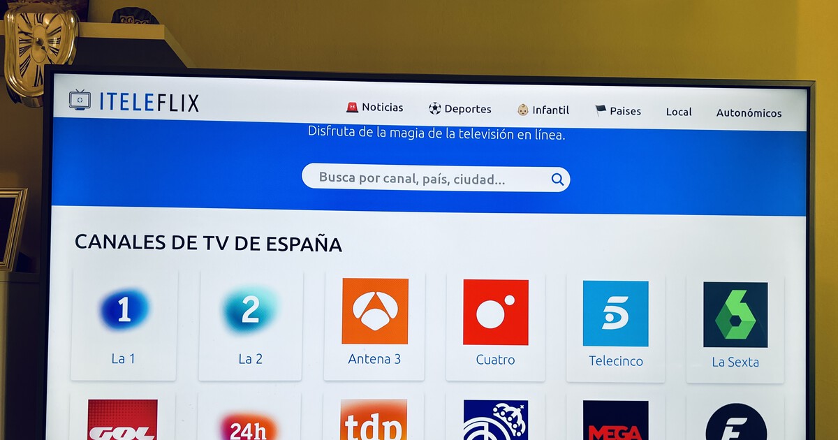 Ver la TDT gratis y sin sintonizar nada en tu Smart TV: esta plataforma web ofrece más de 350 ...