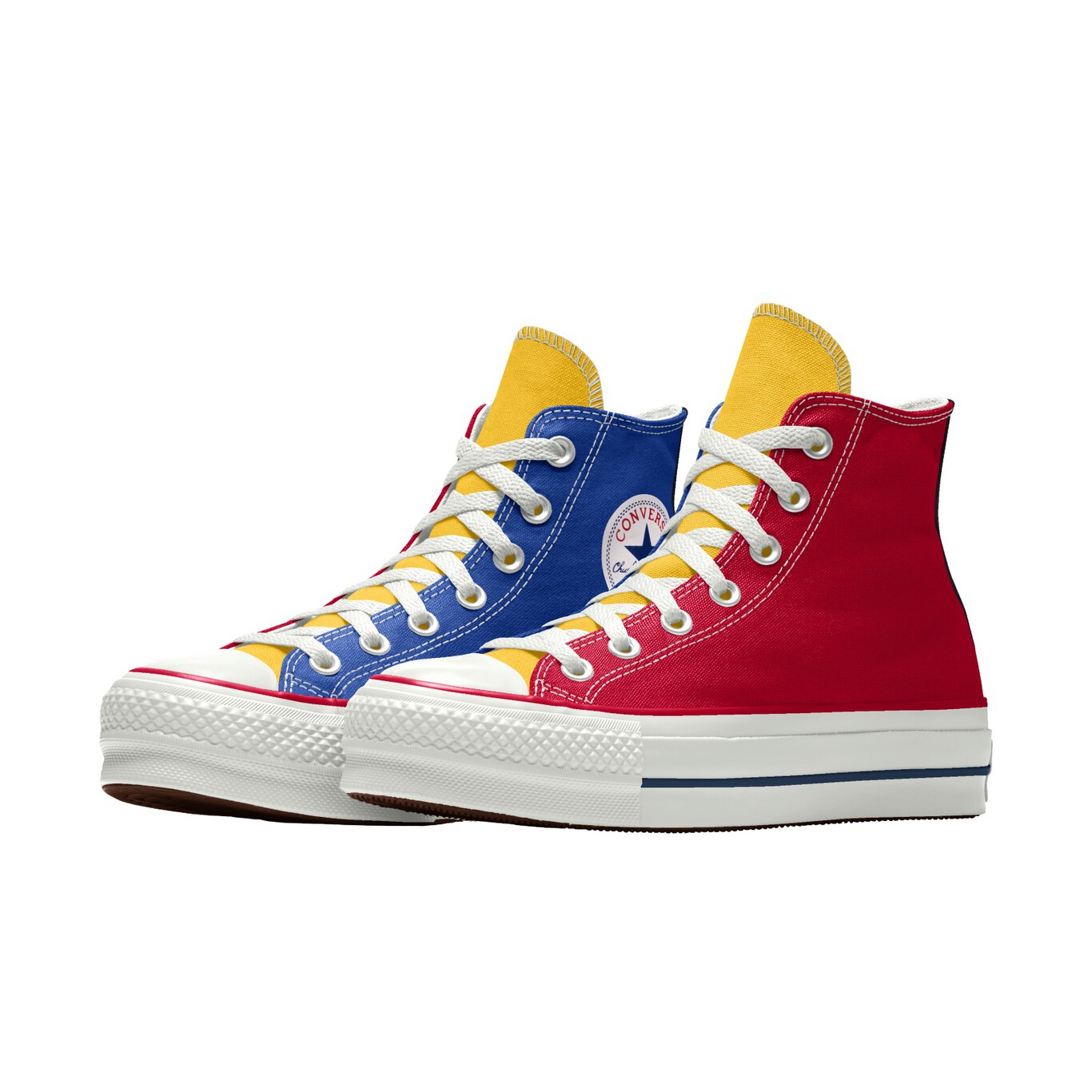 Converse tiene las zapatillas con plataforma multicolor que se ...