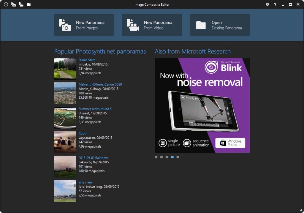 Microsoft Image Composite Editor: cómo crear panorámicas de forma fácil
