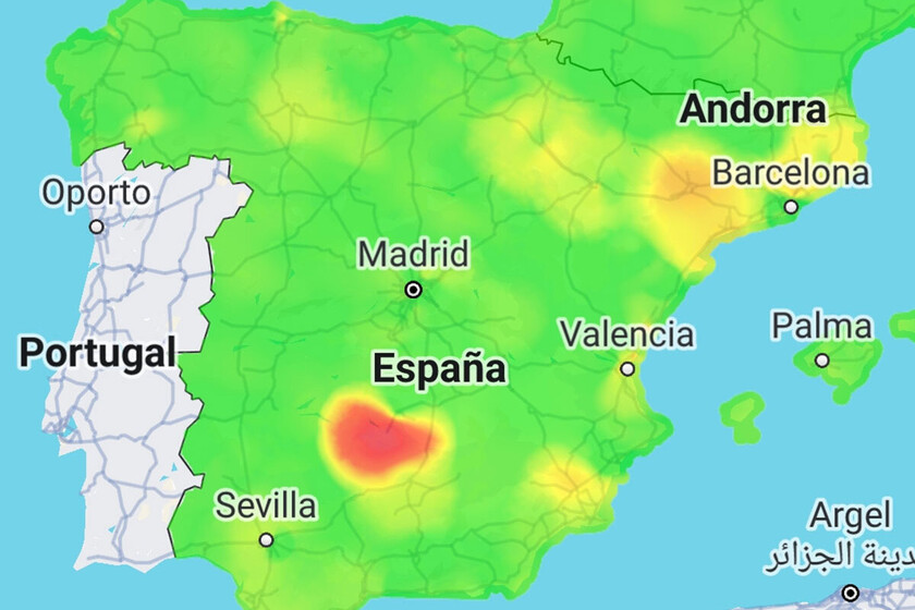 Google Maps muestra la calidad del aire en España