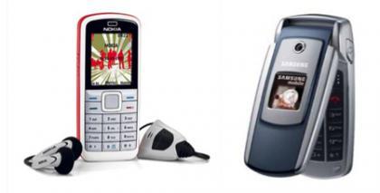 Nokia 5070 y Samsung X550, en Movistar