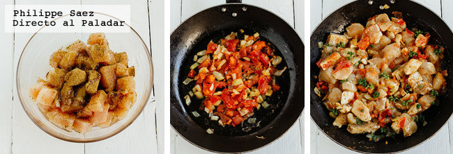 Pollo marinado al comino. Receta fácil para primavera