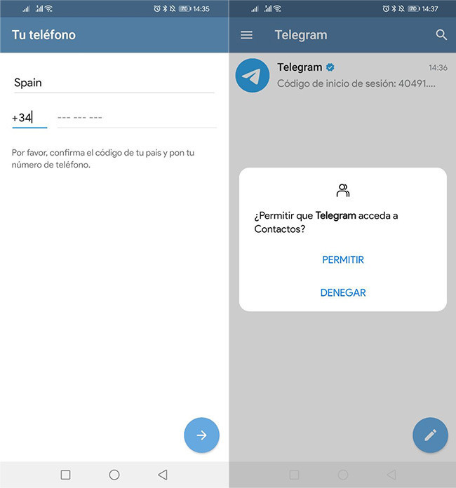 Cómo saber cuáles de tus contactos tienen Telegram