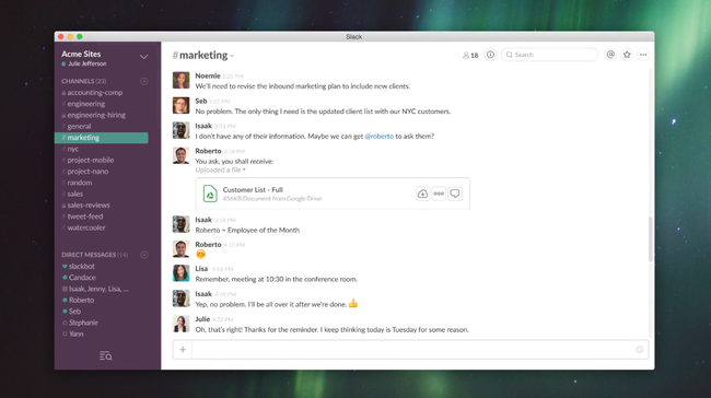 Comparativa entre Slack, Microsoft Teams y Facebook Workplace