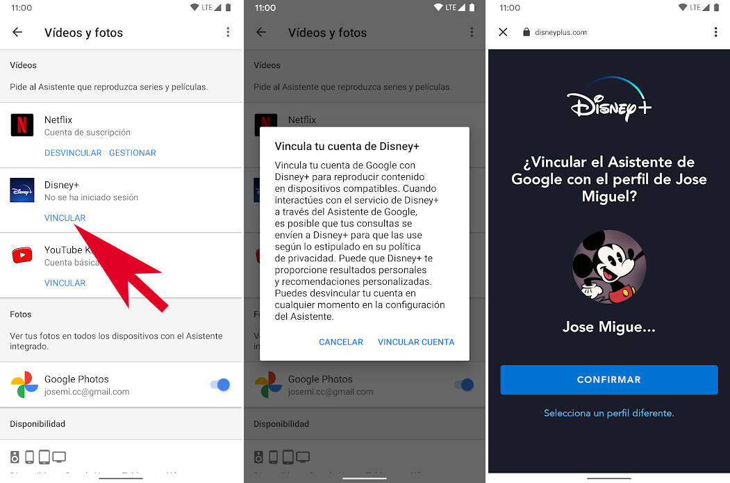 Cómo vincular Disney+ con el Asistente de Google para controlar por voz ...