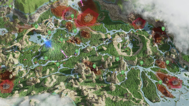 Mapa interactivo de Avatar: Frontiers of Pandora para descubrir cada ...