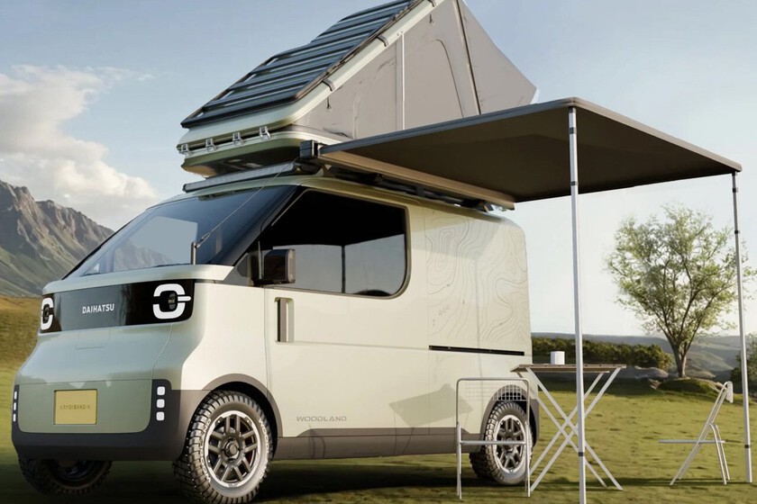 Toyota ha creado una micro camper eléctrica que parece un robot: mide ...