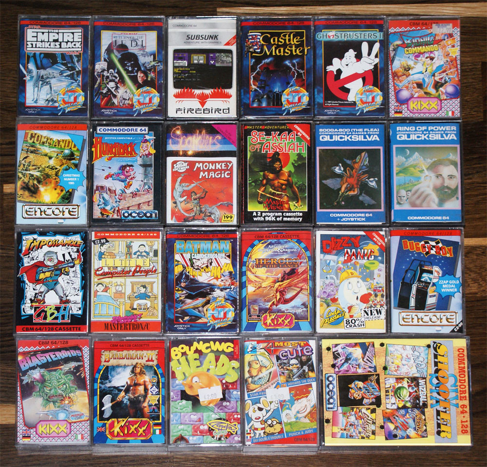 Cuando los videojuegos venían en cassette y había que rebobinarlos para ...