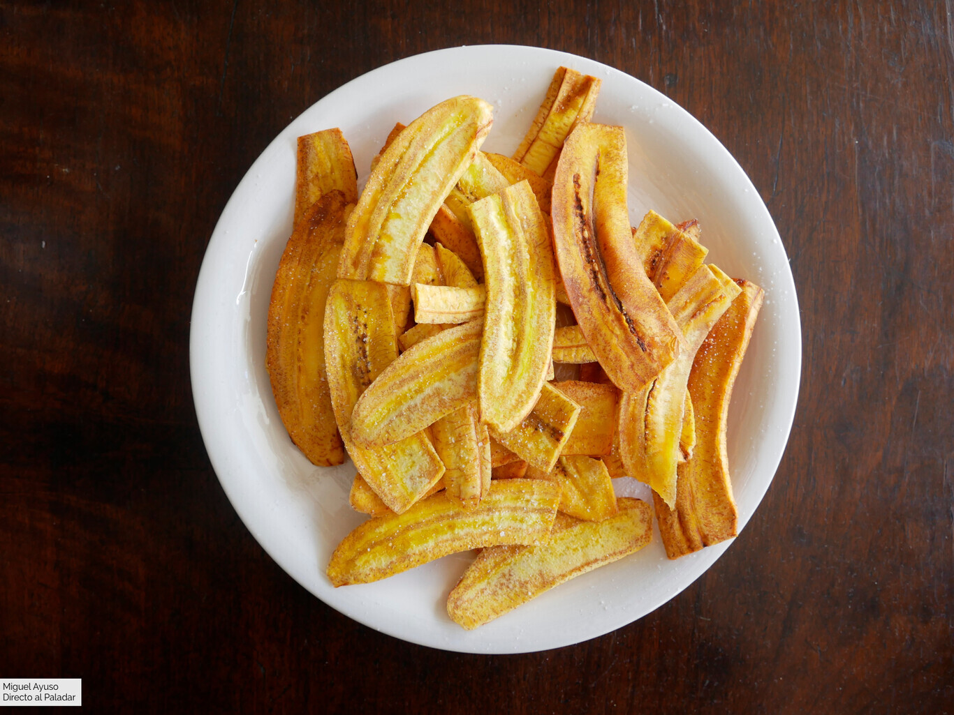 Receta de chips de fruta y verdura saludables, un snack para comer de dieta