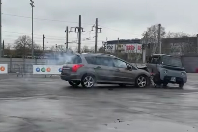 Los autos como el Olinia no son tan seguros y esta prueba de choque ...