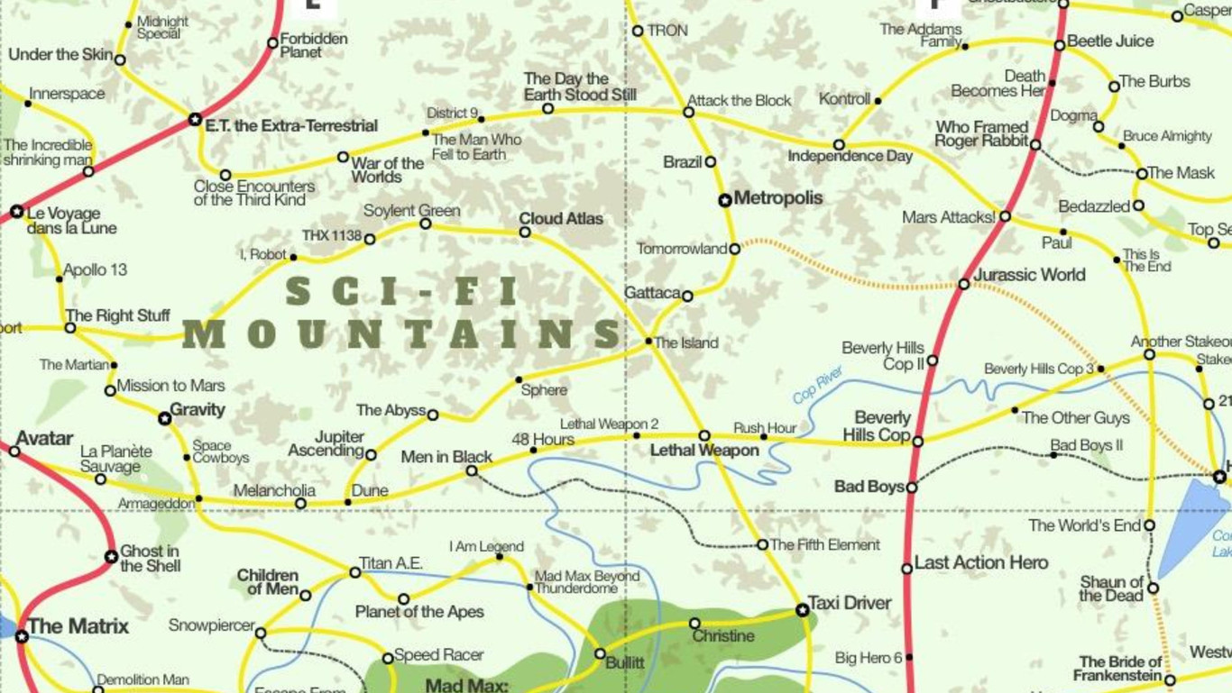 Movieland: el mapa cinéfilo definitivo con más de 1.800 películas y un ...