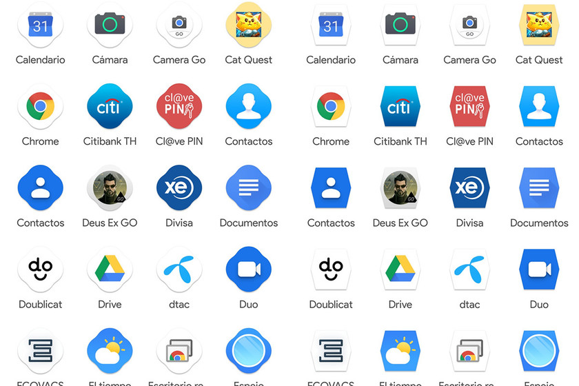 Nova Launcher añade las nuevas formas de iconos de Android 11 DP4 en su ...