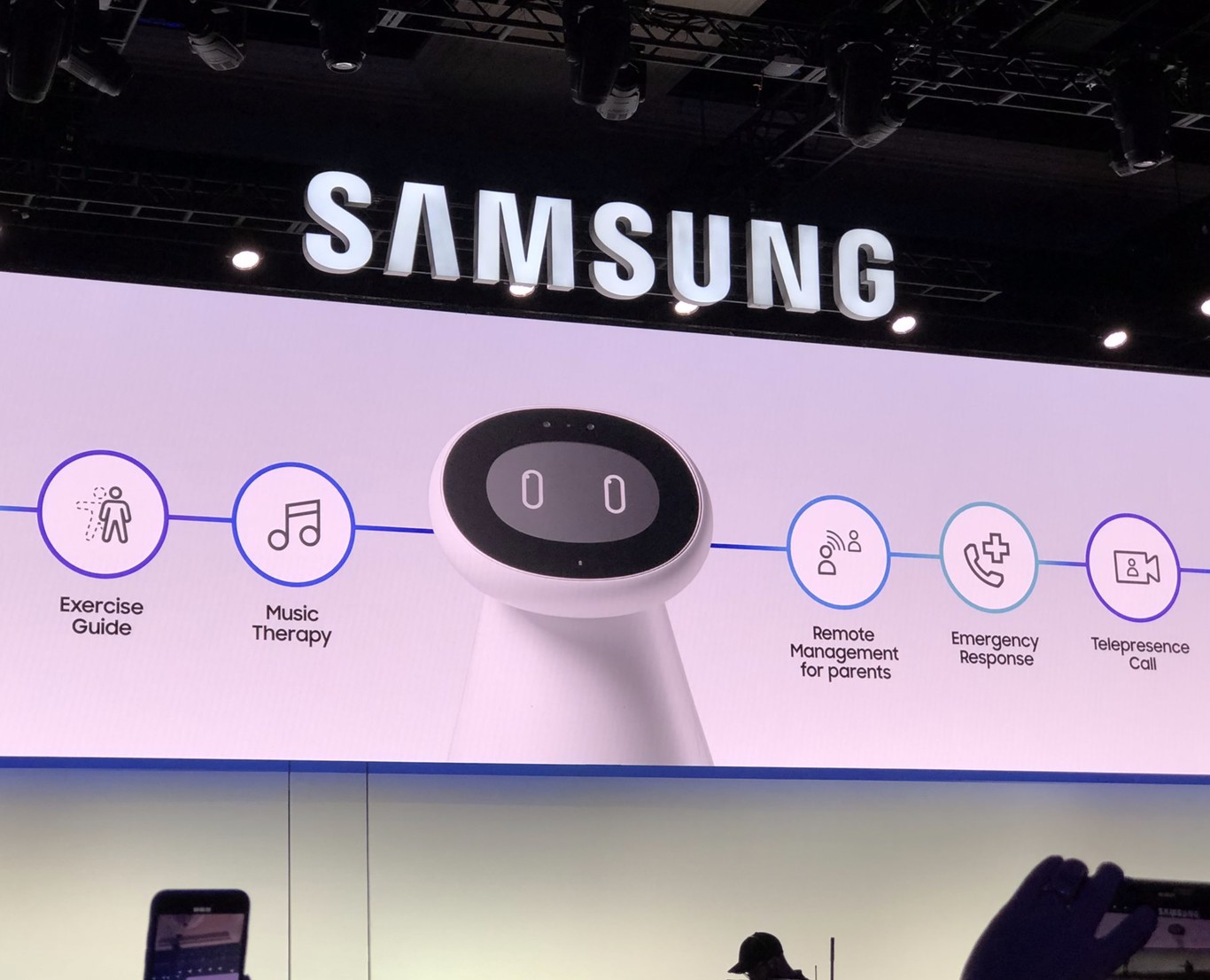 Samsung Bot, una nueva línea de robots para cuidar de mayores, ayudar ...