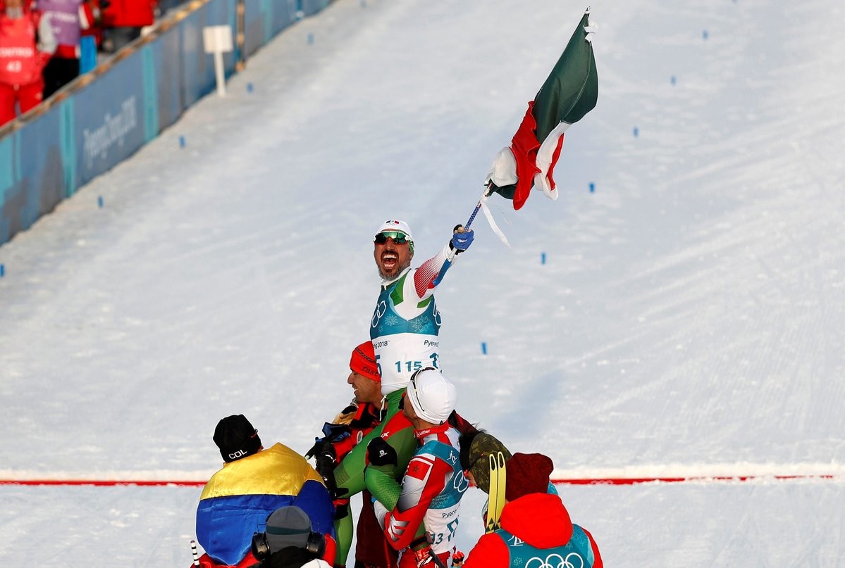 German Madrazo, el mexicano que aprendió a esquiar hace un año y cruzó ...