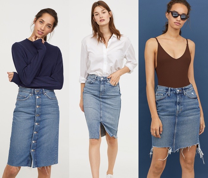 Llegan las mom skirts: el denim mira con nostalgia la moda de los años 90