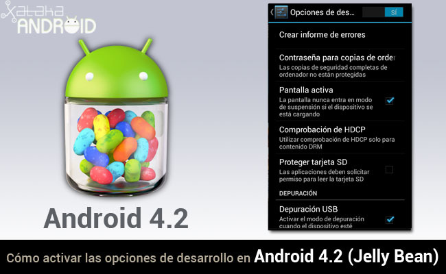 Cómo activar las opciones de desarrollo y Depuración USB en Android
