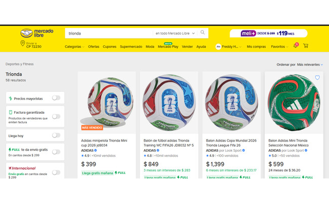 No solo playeras y estampas del Mundial: en Mercado Libre hasta los ...