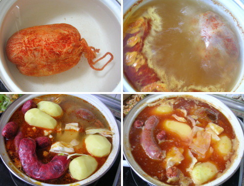 Receta tradicional de botillo del Bierzo