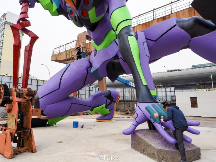 Estatua del EVA-01 de Evangelion obtiene Guinness Record por ser la más ...