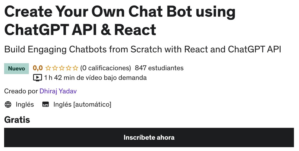 17 cursos y tutoriales de ChatGPT online y gratis para mejorar prompts y el uso de la ...