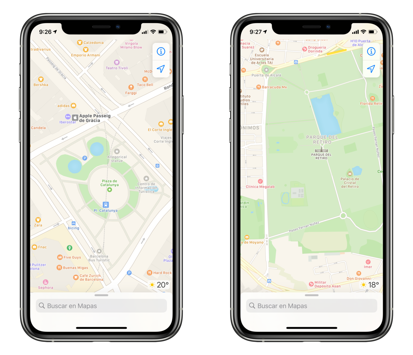 El nuevo Apple Maps empieza a desplegarse en España: Un nuevo nivel de ...