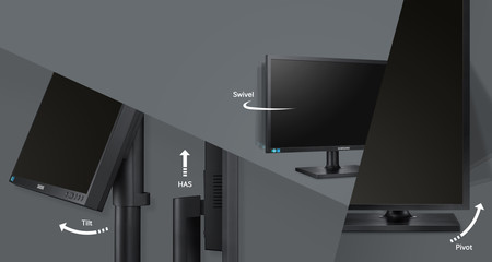 Monitor de 24 pulgadas Full HD Samsung S24E450B por 137 euros