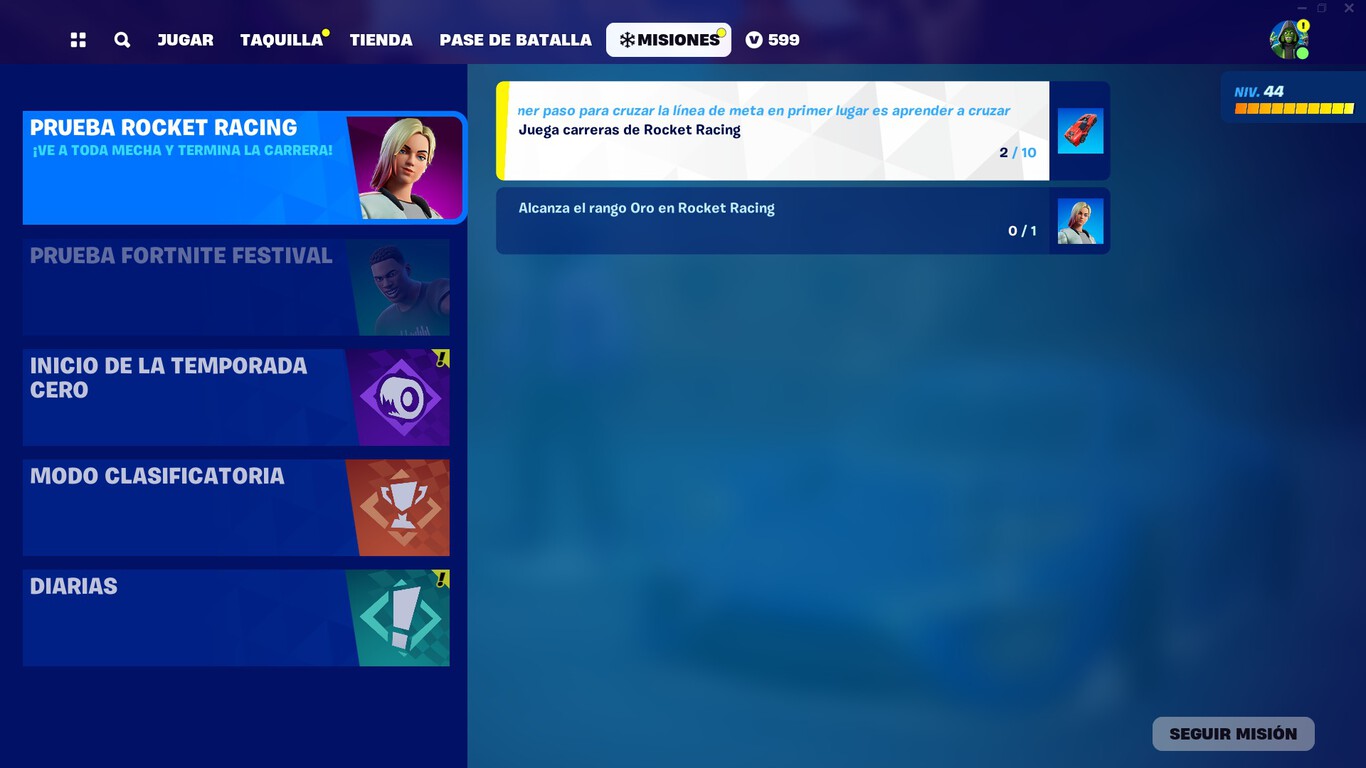 Cómo subir de rango a oro en Rocket Racing para conseguir la skin de ...