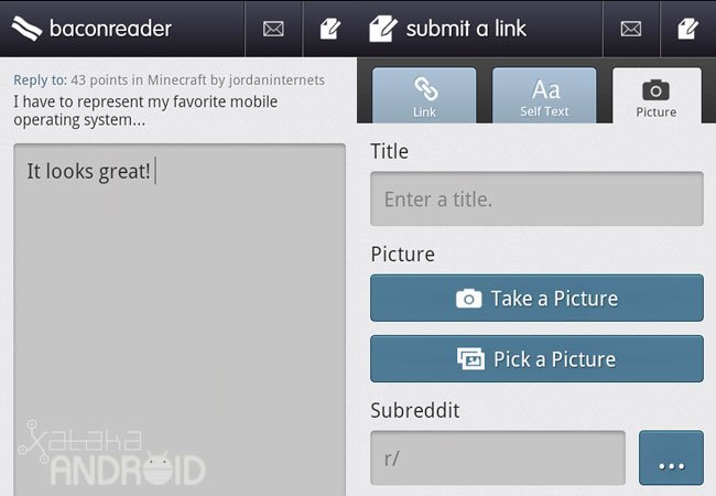 Primera toma de contacto con Baconreader