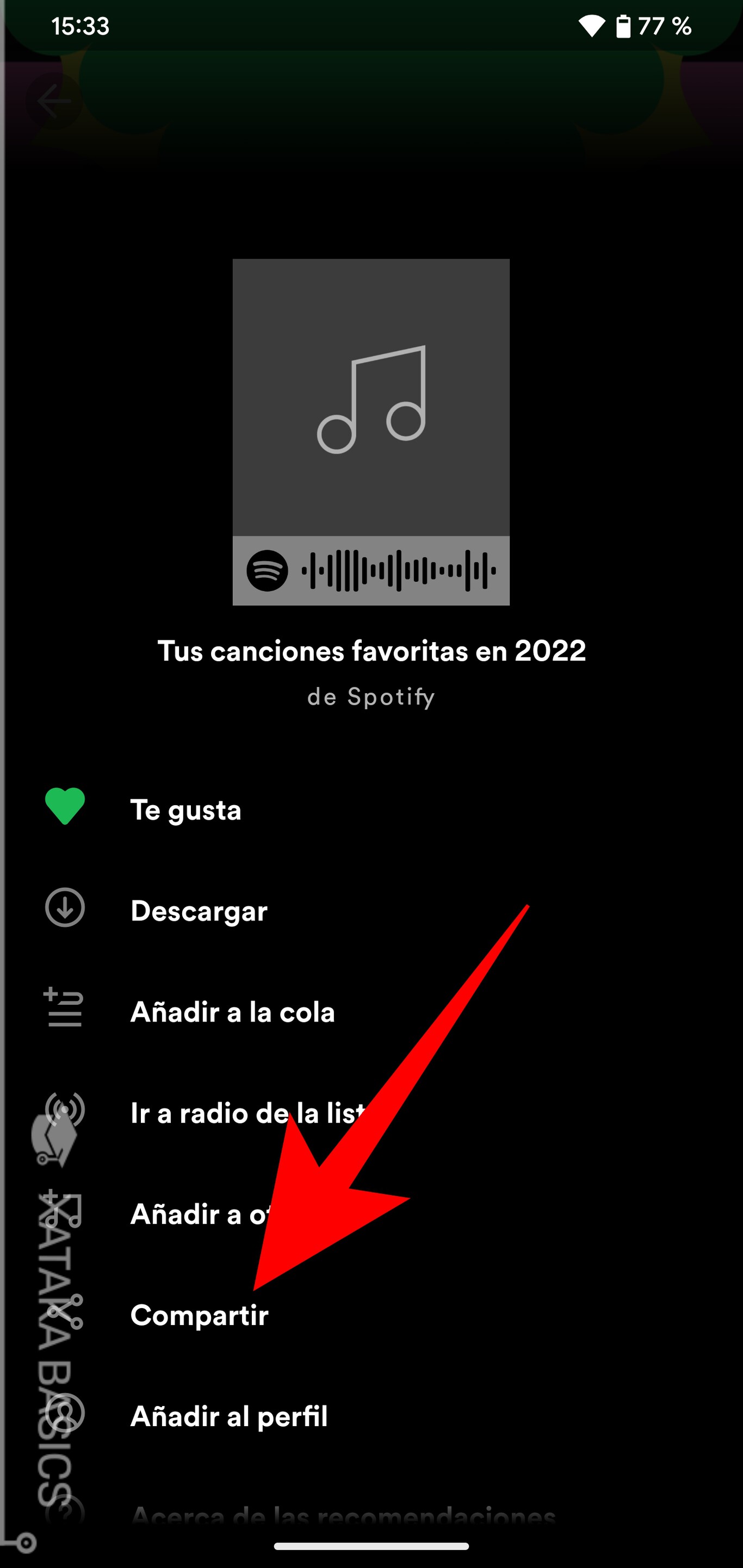Spotify Wrapped 2022: cómo compartir tu playlist de las 100 canciones más escuchadas