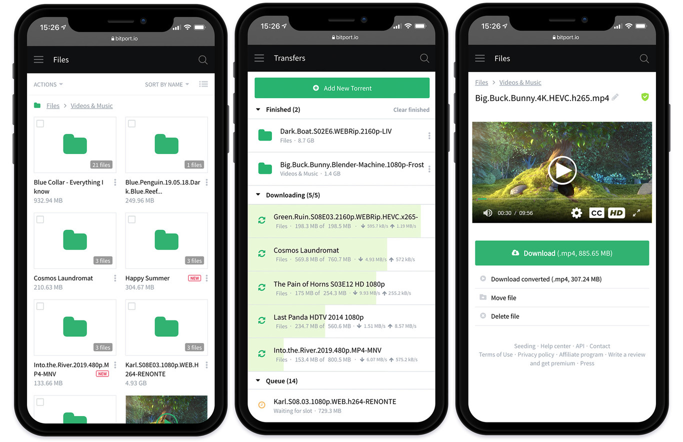 Bitport: un cliente de torrent con conexiones cifradas y sincronización ...