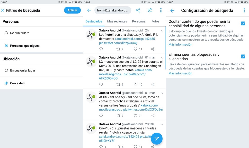 29 trucos para dominar al máximo Twitter para Android