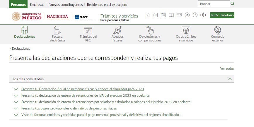 Simulador Para Declaración Anual Del Sat Esta Es La Fecha Límite Para