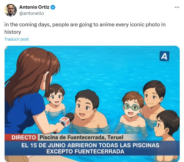 Jesús Gil en el jacuzzi, dibujado por Miyazaki: Españita está ...