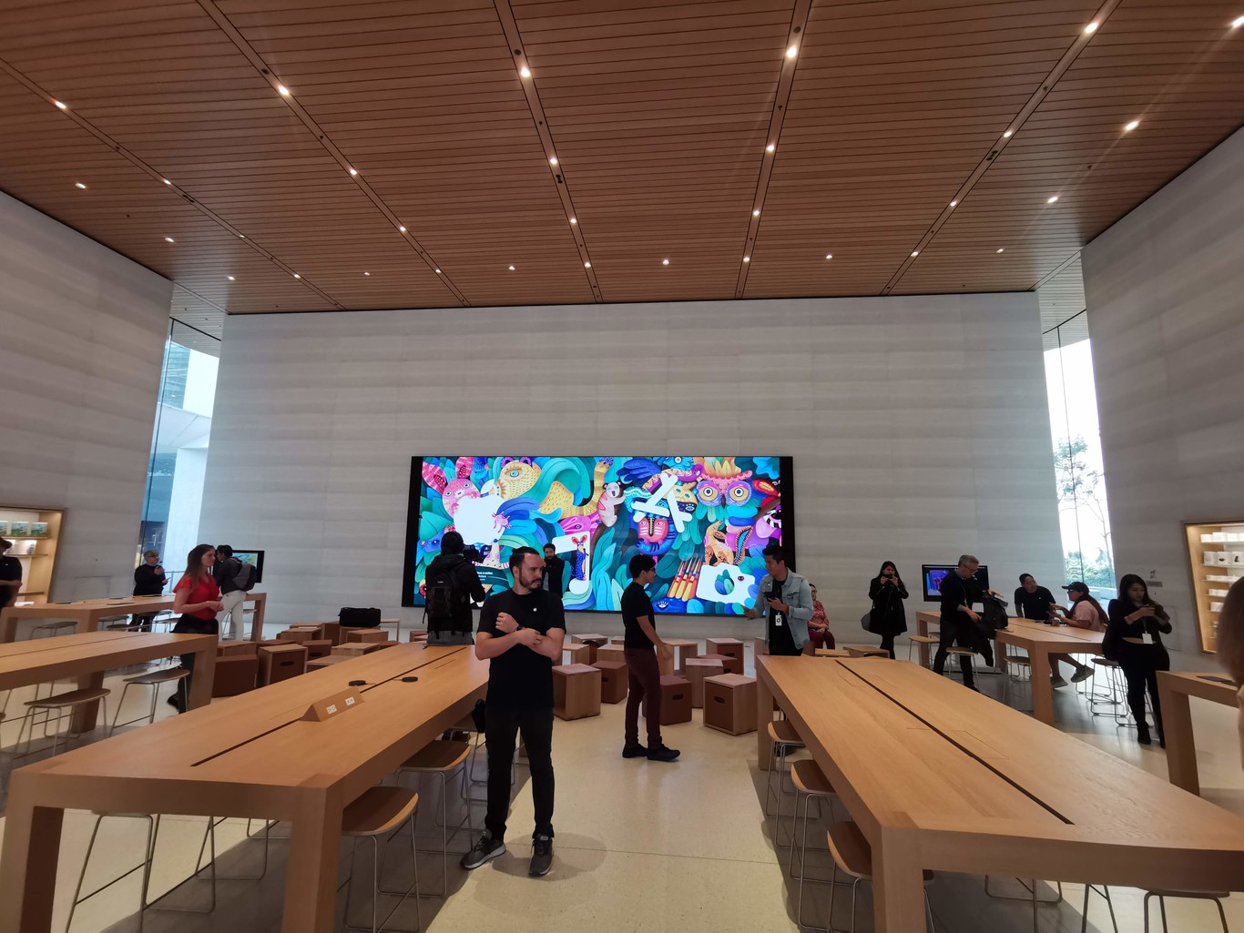 Conocimos la nueva Apple Store de Polanco en CDMX antes de su apertura ...