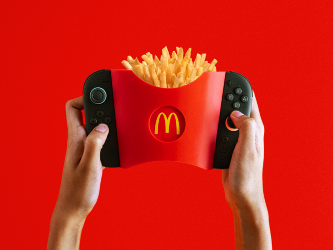 Las papitas fritas directamente desde tu Joy-Con: este es el nuevo ...