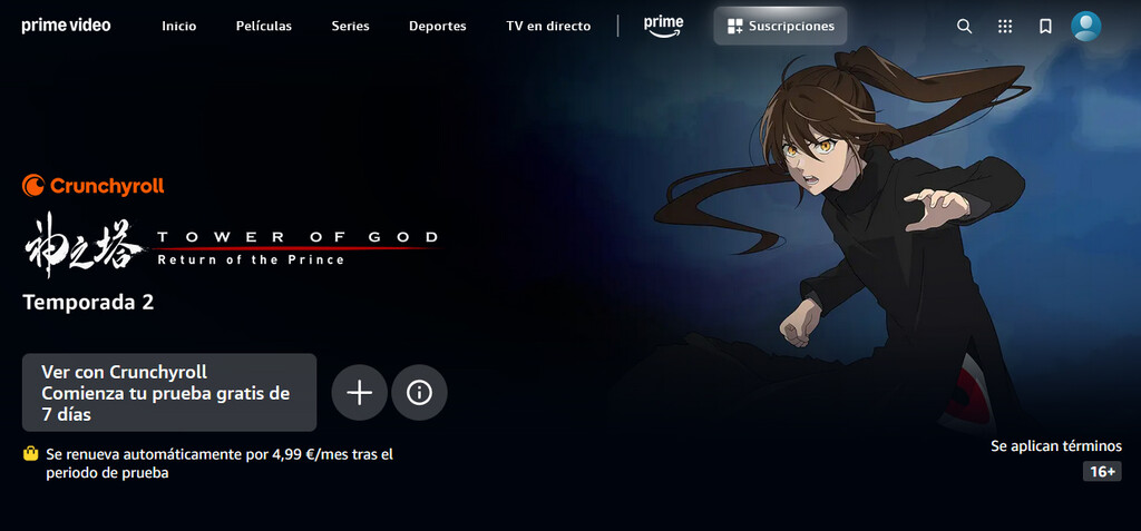 Crunchyroll ha llegado a Amazon Prime Video con mucho anime y dos ...