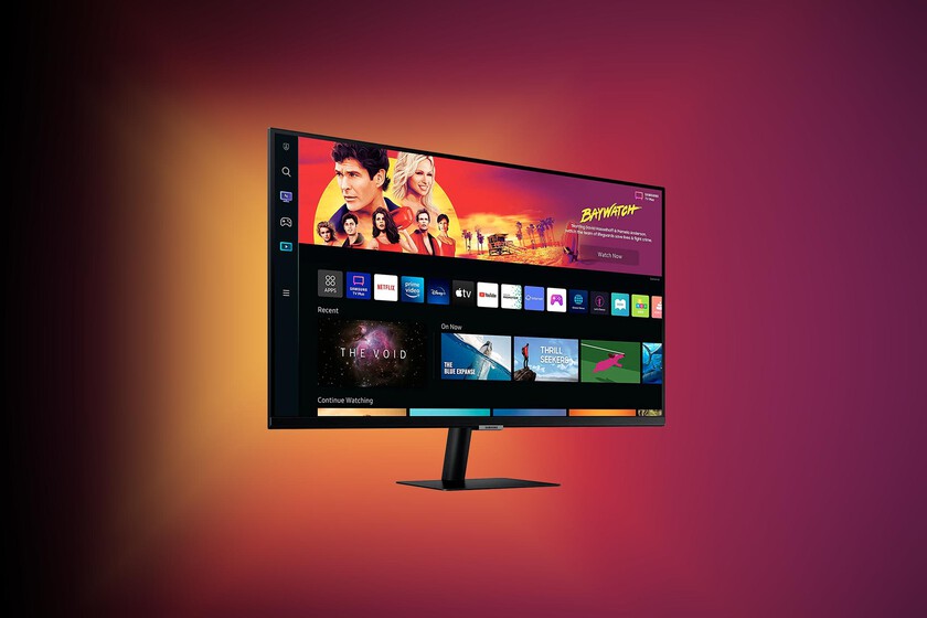 Este monitor 4K de 32 pulgadas es casi una smart TV y lo tienes por ...