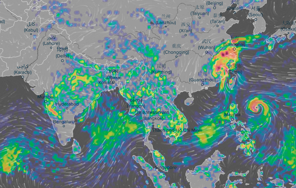 Este flipante mapa interactivo predice con todo detalle el tiempo de ...