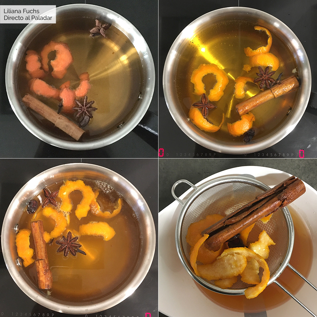 Ponche de manzana sin alcohol. Receta de cocina fácil, sencilla y deliciosa