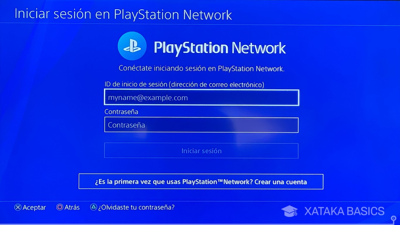 Cómo crear un usuario en PS4