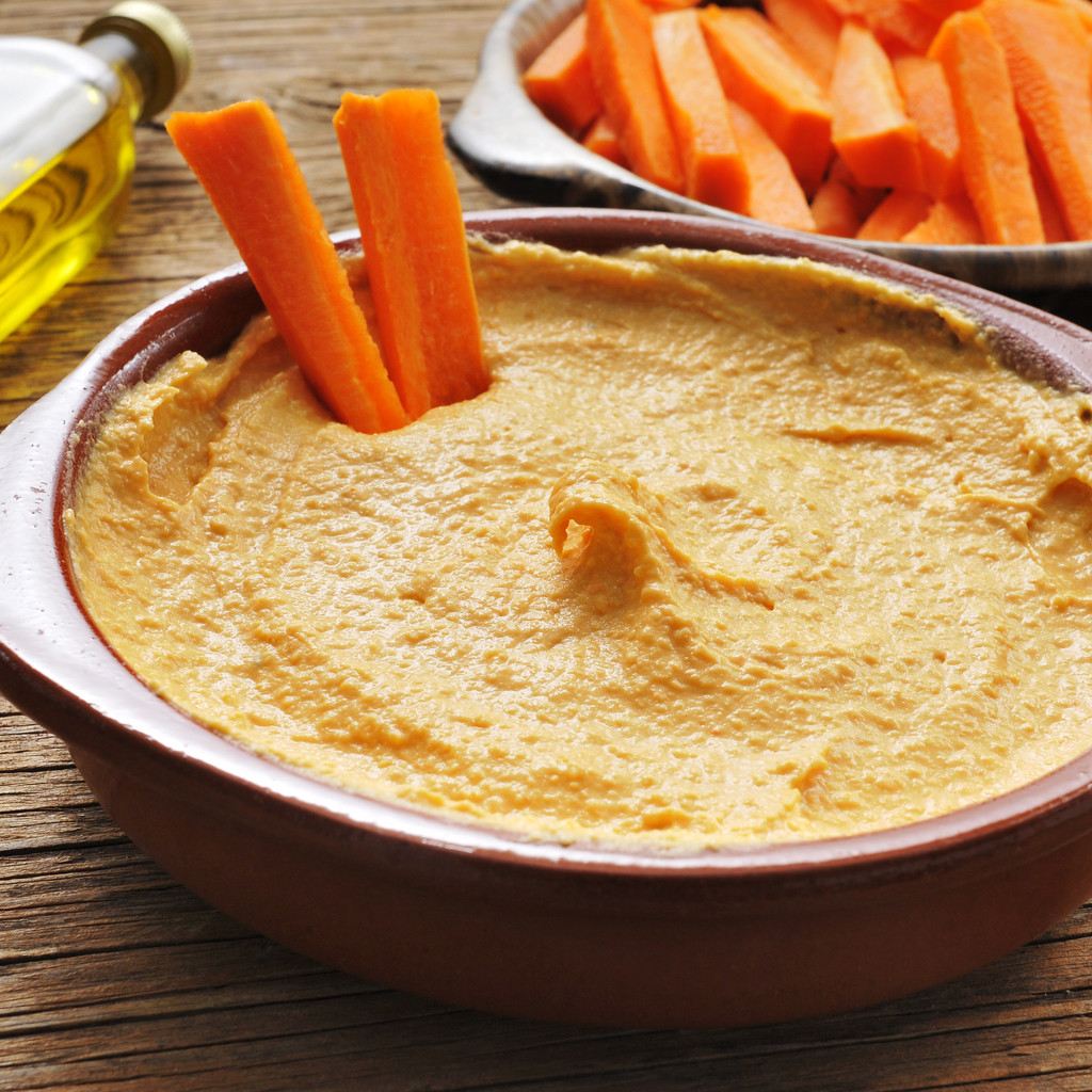 Hummus con verduras: una buena forma de sumar buenos nutrientes a la dieta