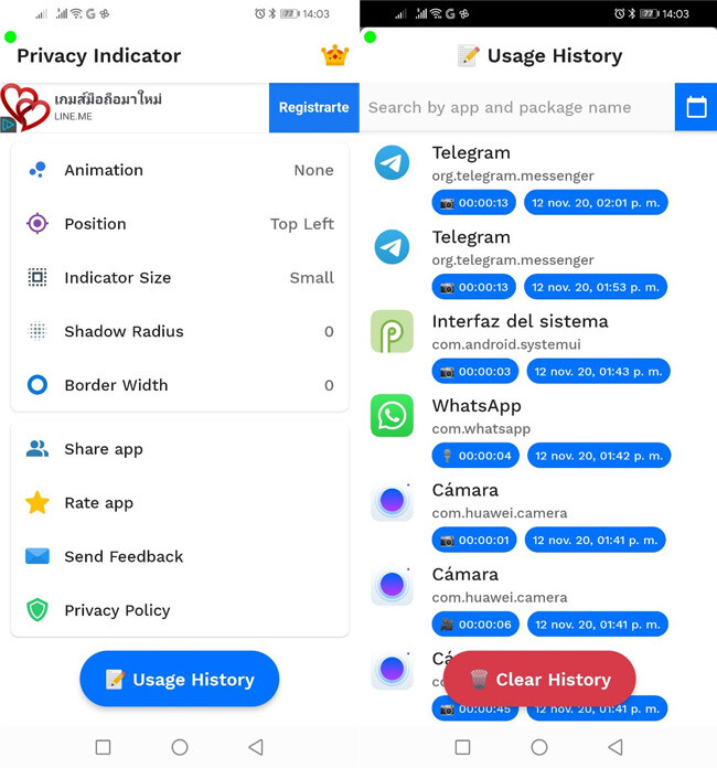 Privacy Indicator te avisa discretamente cuando una app usa el ...