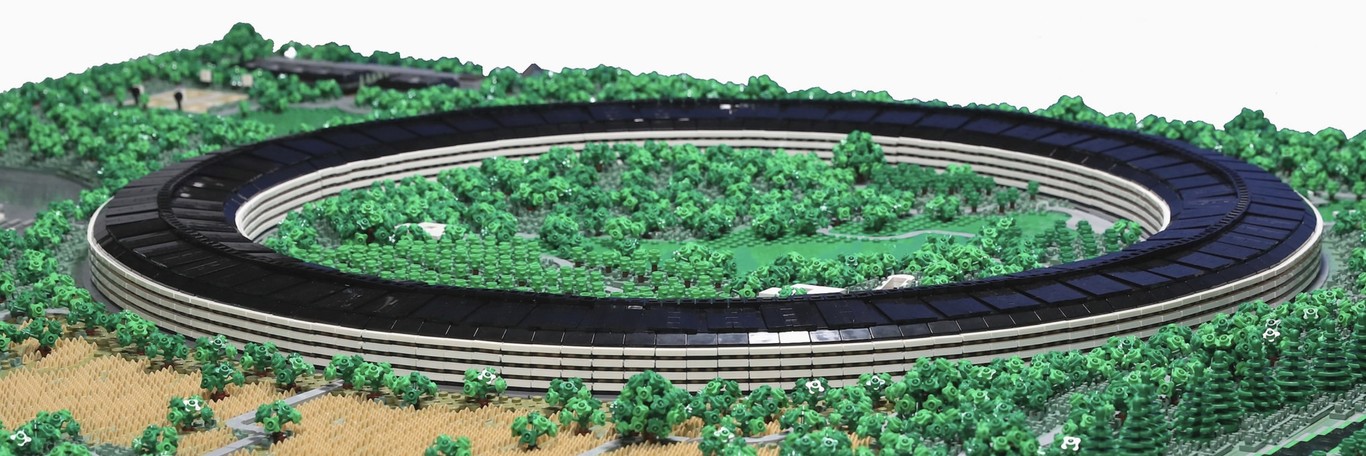 Este genio ha hecho una recreación del Apple Park en LEGO, incluido el ...