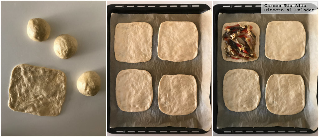 Coca de recapte. Receta de cocina fácil, sencilla y deliciosa.