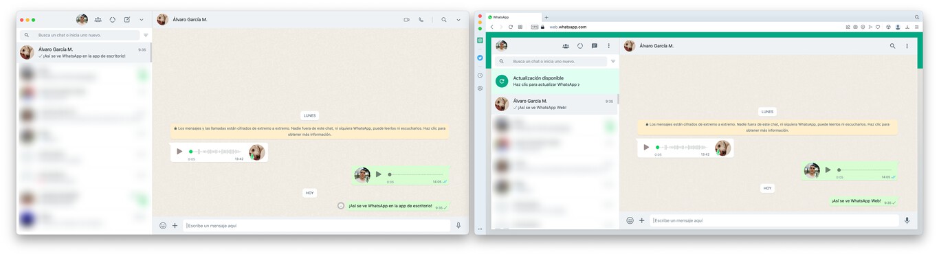 WhatsApp Web y WhatsApp Escritorio: diferencias entre acceder desde el ...