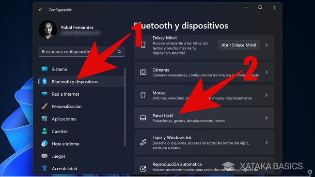 Cómo desactivar el touchpad de tu portátil con Windows 11