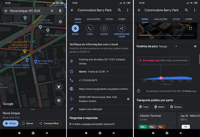 Google Maps para Android comienza a activar su tema oscuro