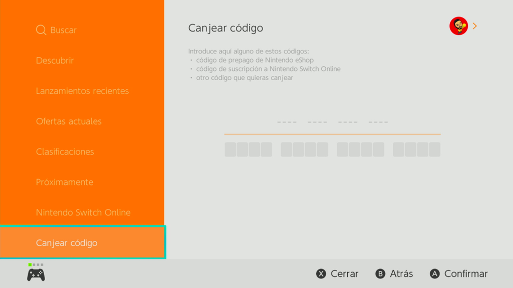 Cómo activar códigos en la eShop de Nintendo Switch - Nintendo Switch - 3DJuegos