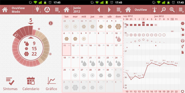 OvuView, controla el ciclo menstrual desde tu Android